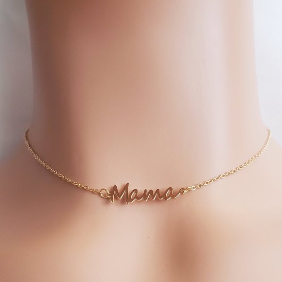 Jewelry | Mama Gold Necklace | Poshmark